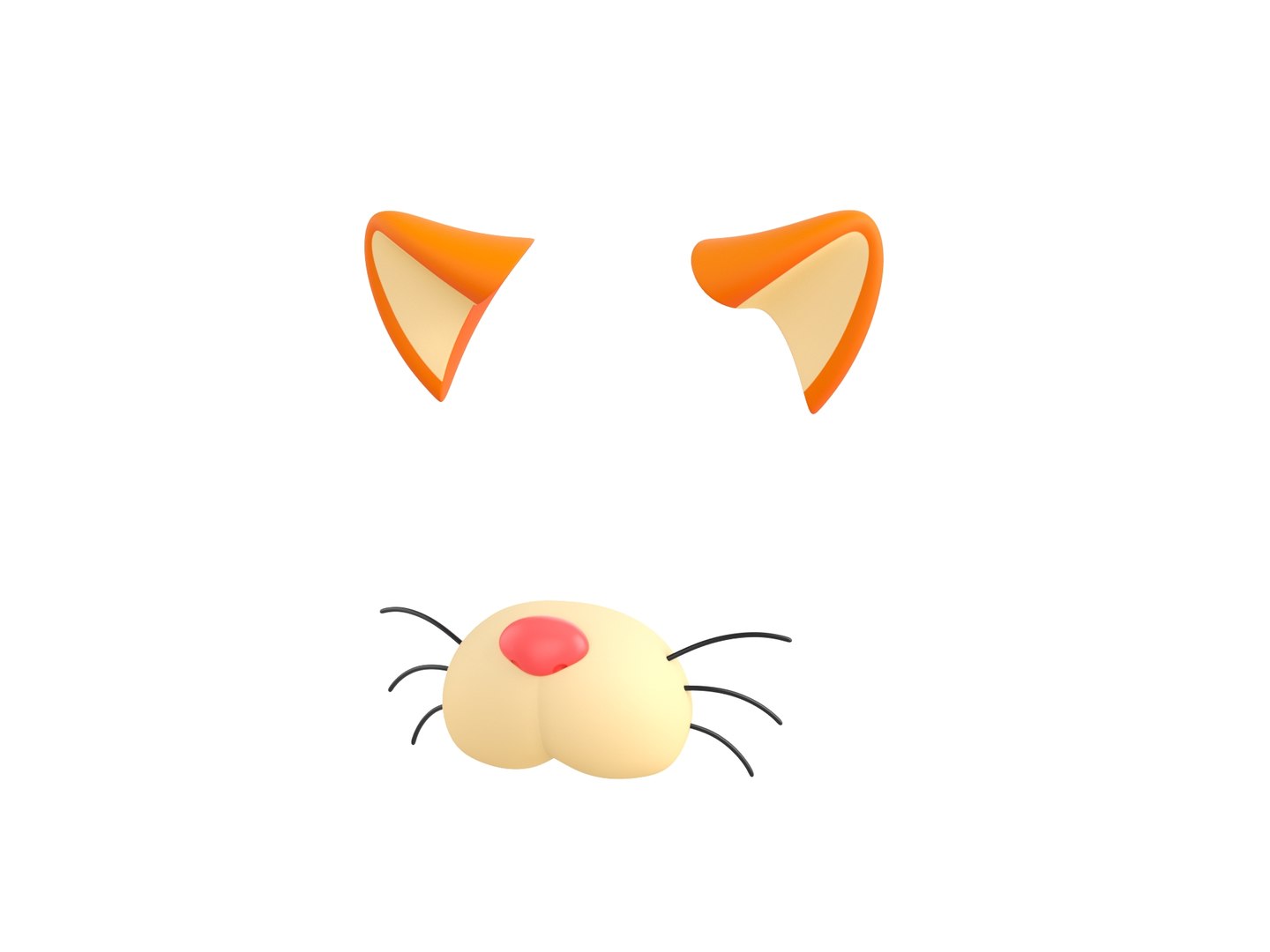 3D model cat face - TurboSquid 1597114