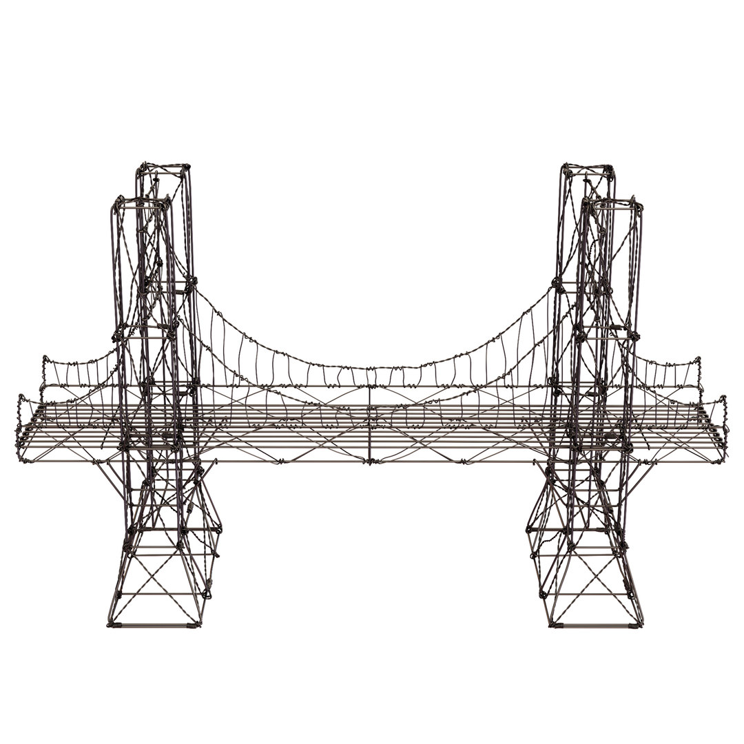 3D brooklyn wire bridge - TurboSquid 1597151