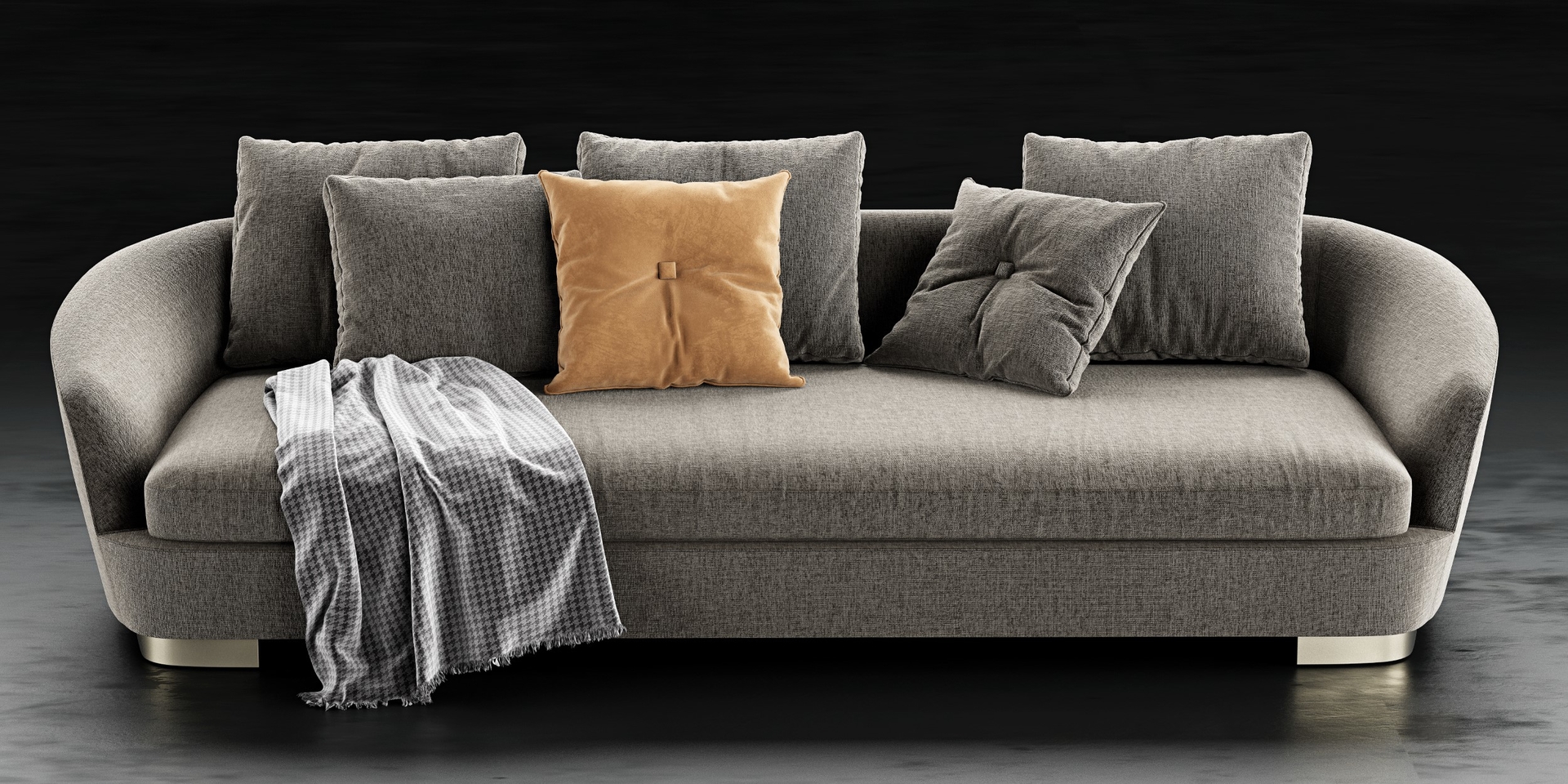 3D minotti jacques sofa model - TurboSquid 1598005
