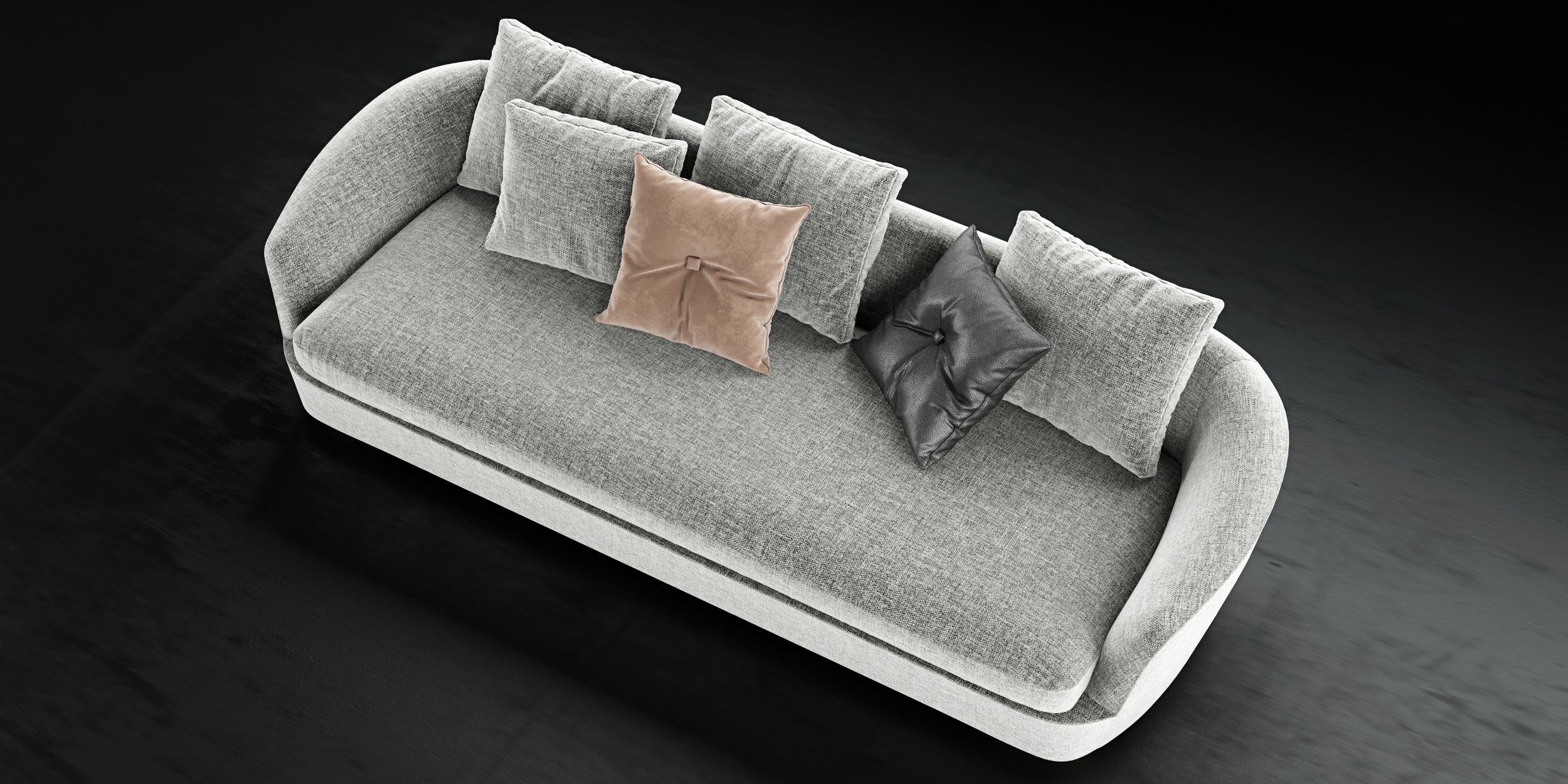 3D minotti jacques sofa model - TurboSquid 1598005