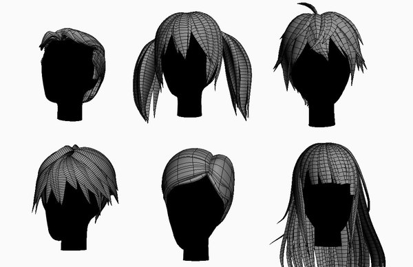 Blender Hair Models | TurboSquid
