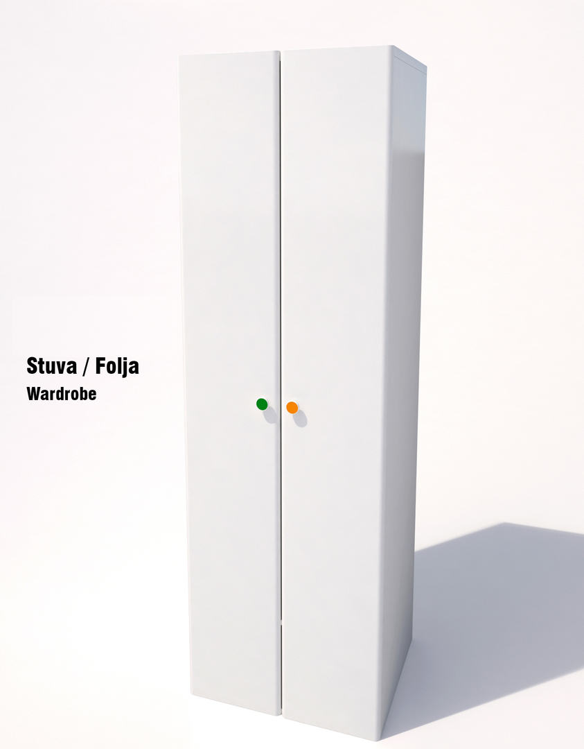 ikea stuva folja 3d model