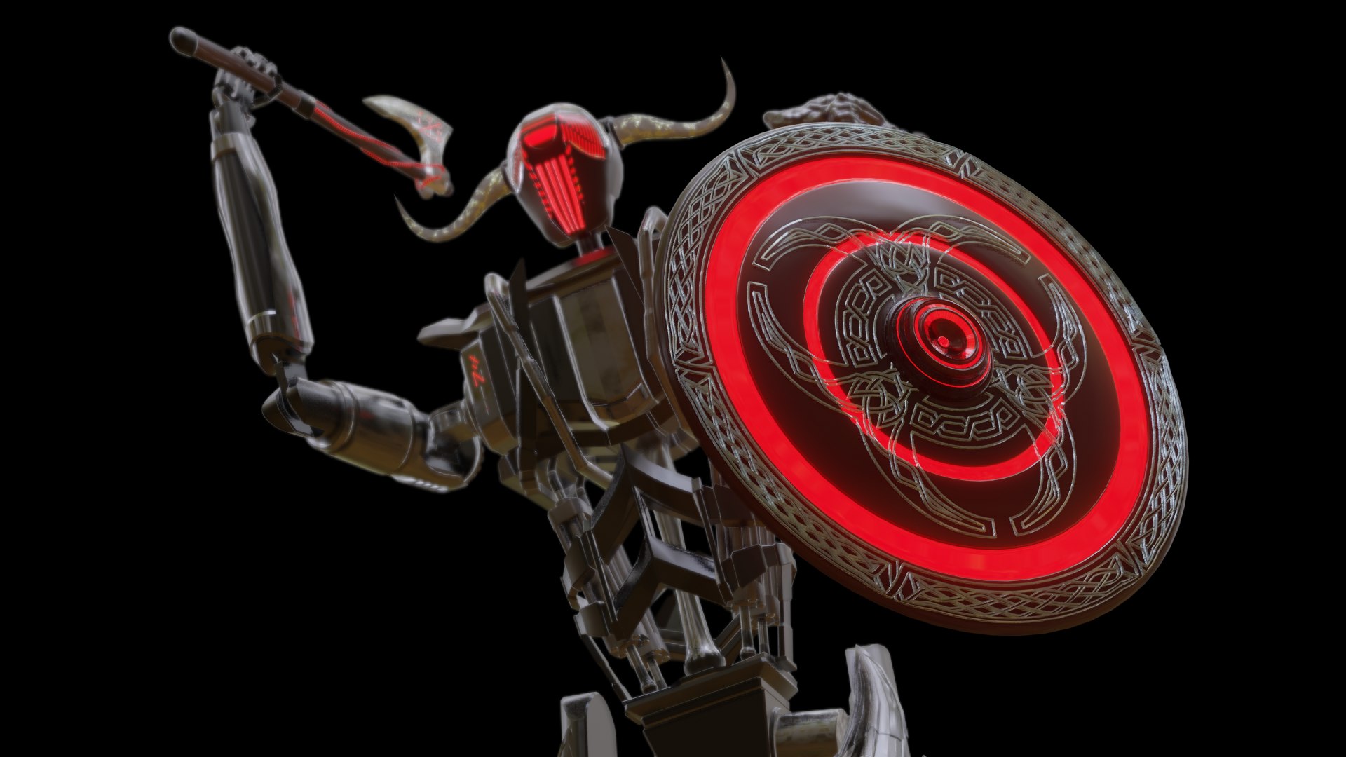Odin - viking robot 3D model - TurboSquid 1597588
