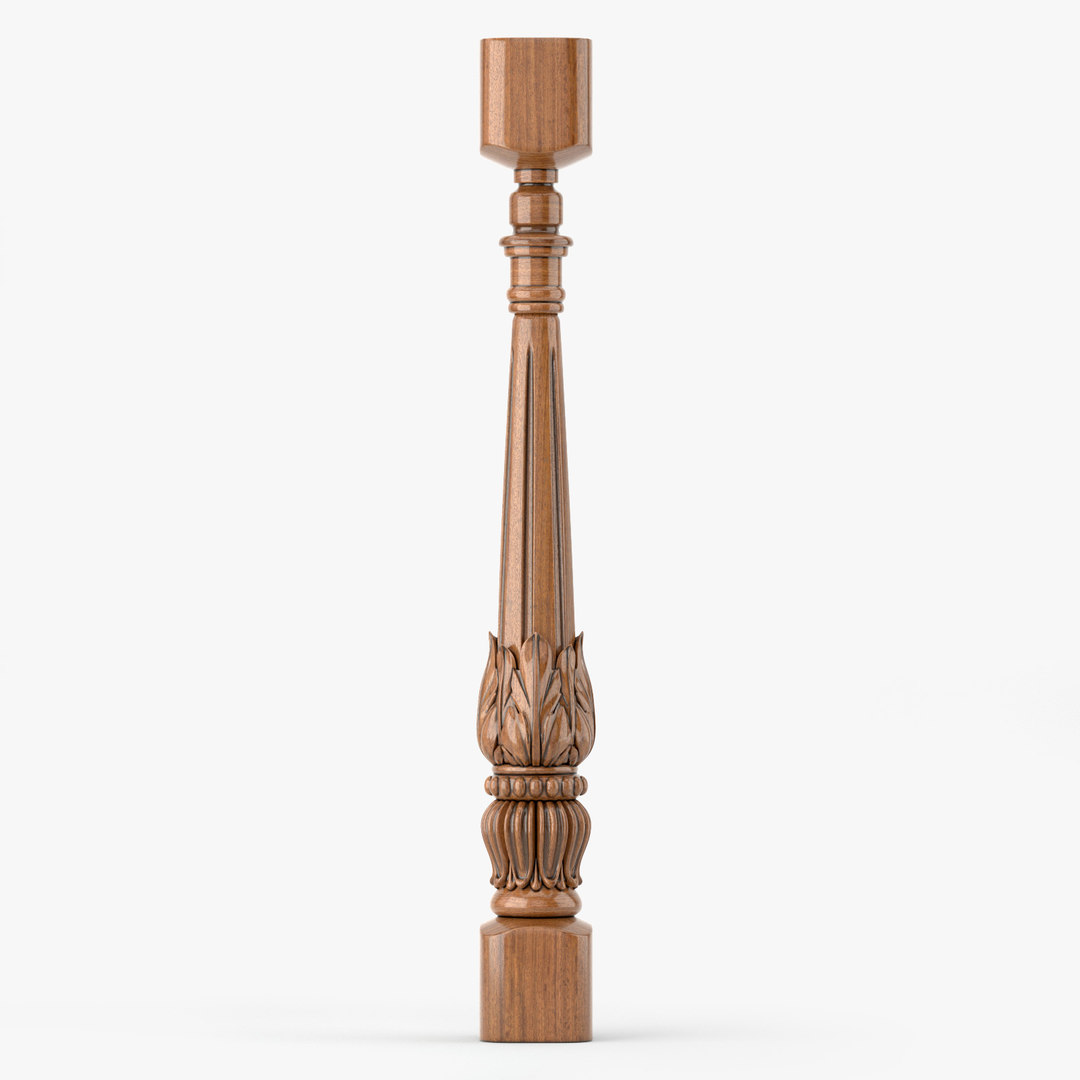 3D decorative baluster b004 - TurboSquid 1597620