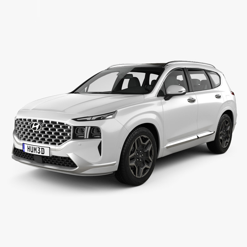 Hyundai santa fe 3D model - TurboSquid 1597847