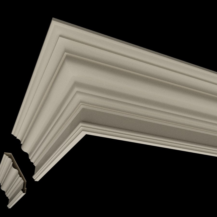 Ceiling molding 3D model - TurboSquid 1598315