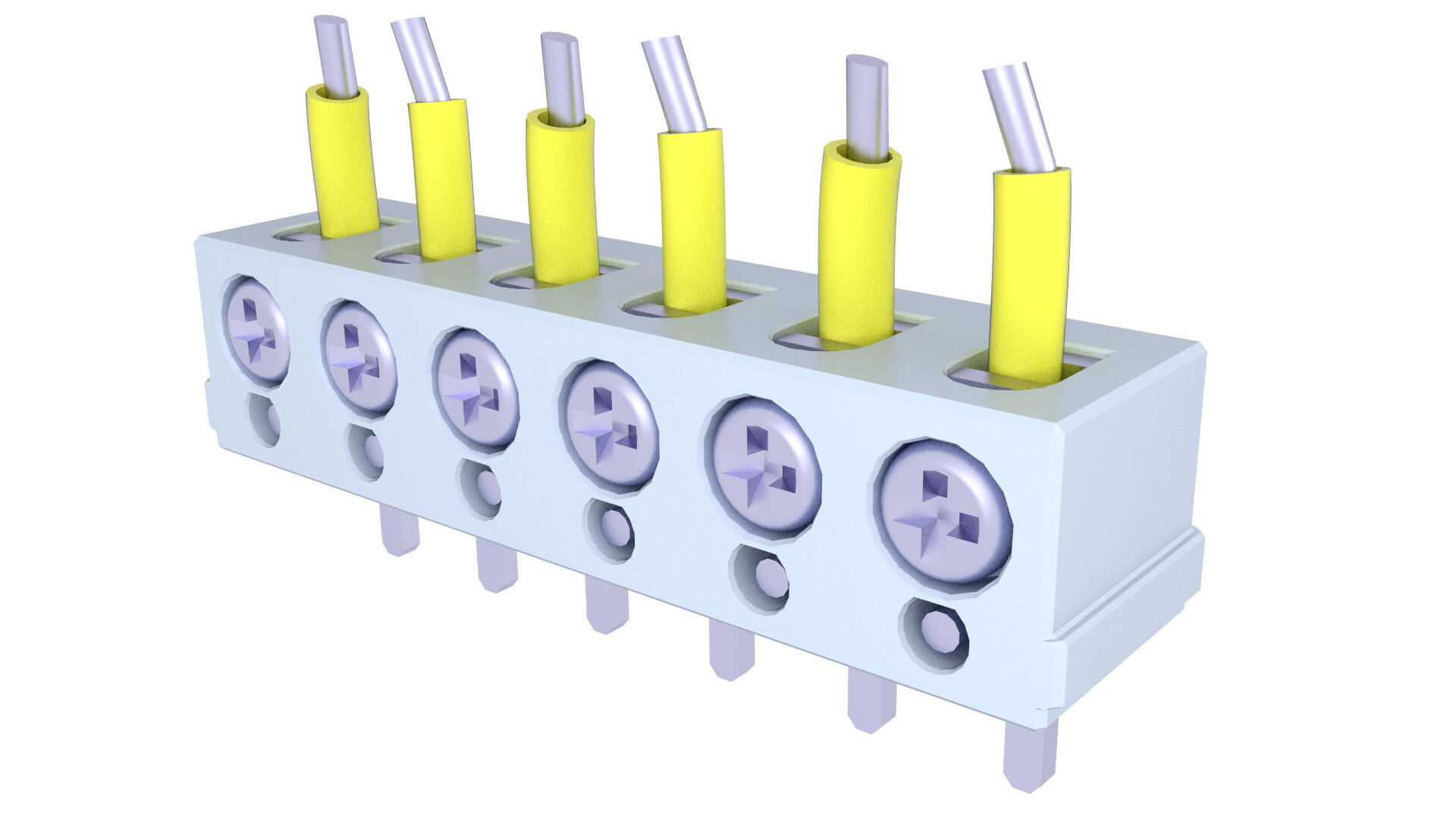 Block terminal electric 3D model - TurboSquid 1598601