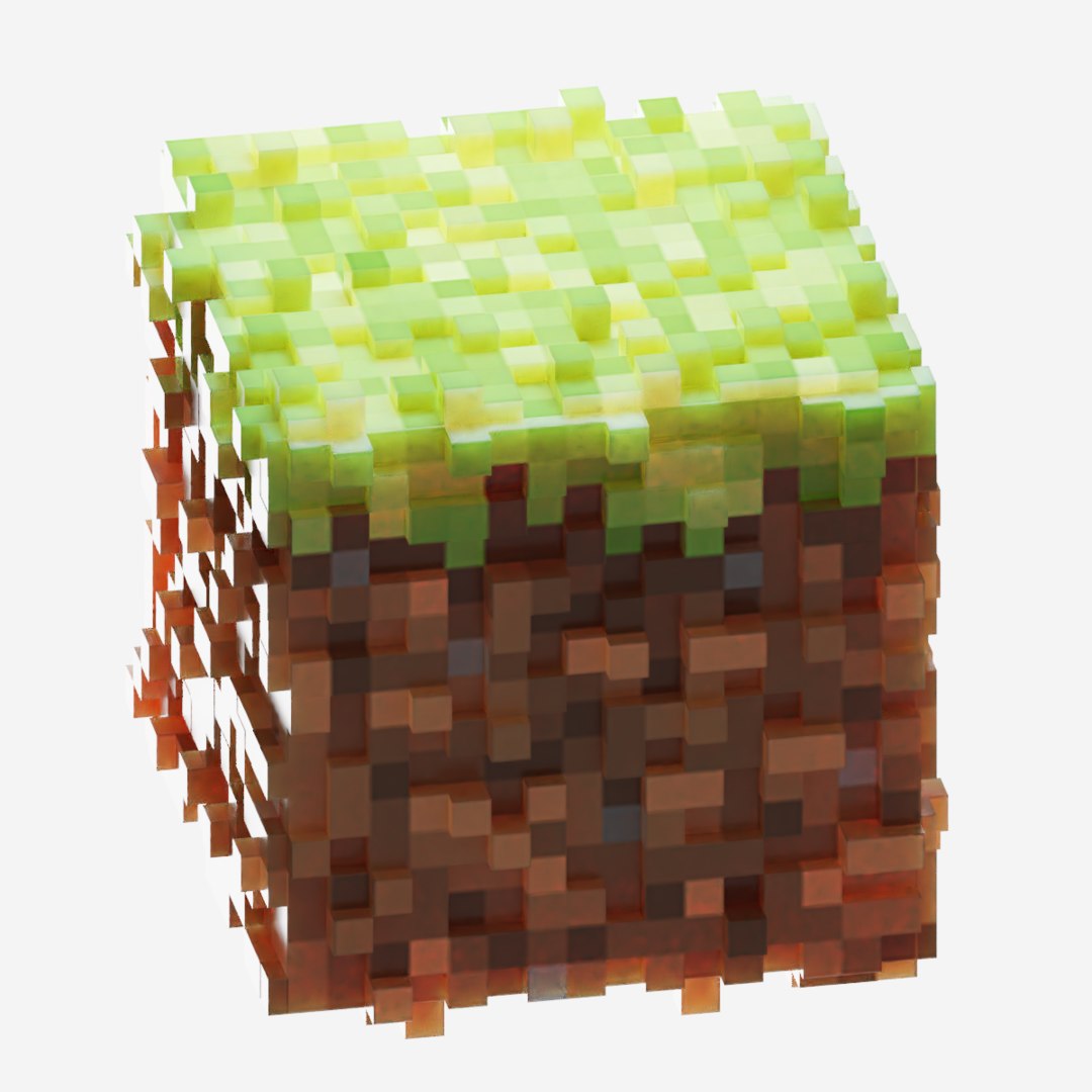 3D craft minecraft dirt - TurboSquid 1598665