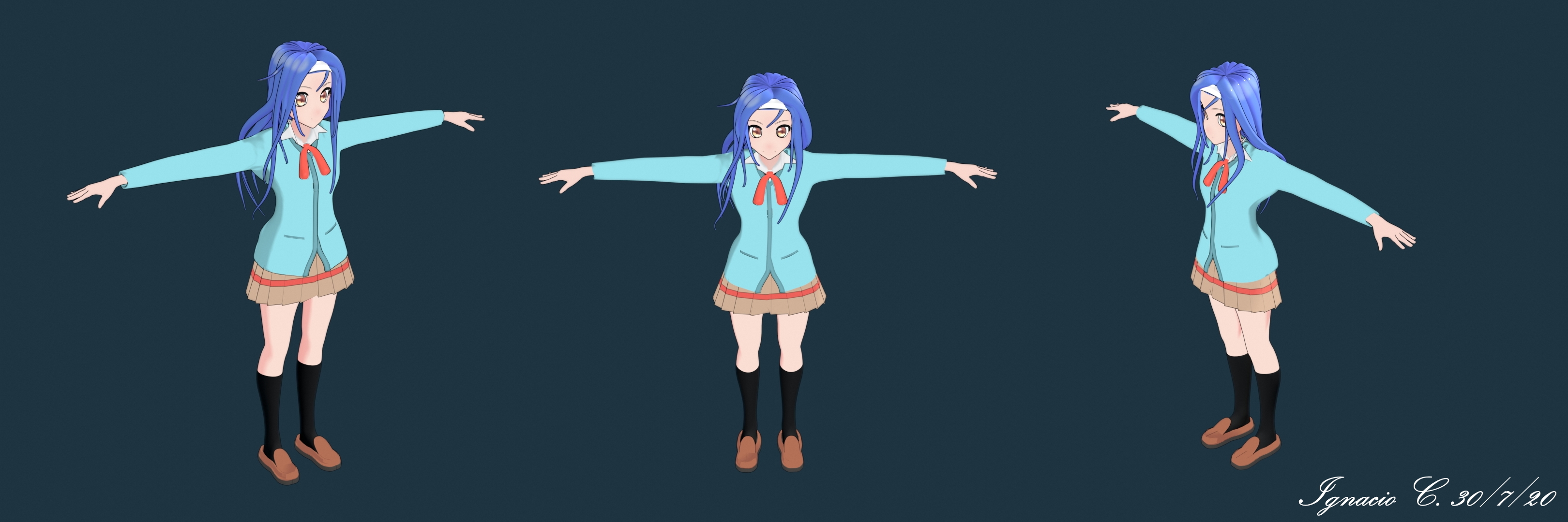 Free 3D waifu fumino furuhashi model - TurboSquid 1598931