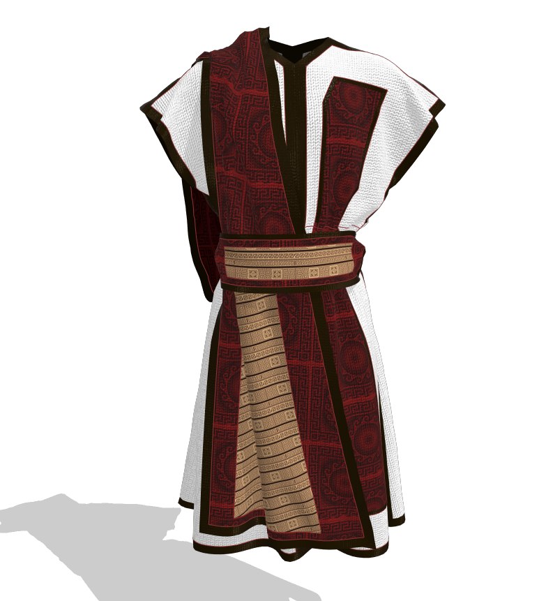 3D clothes tunics ancient roman model - TurboSquid 1598999