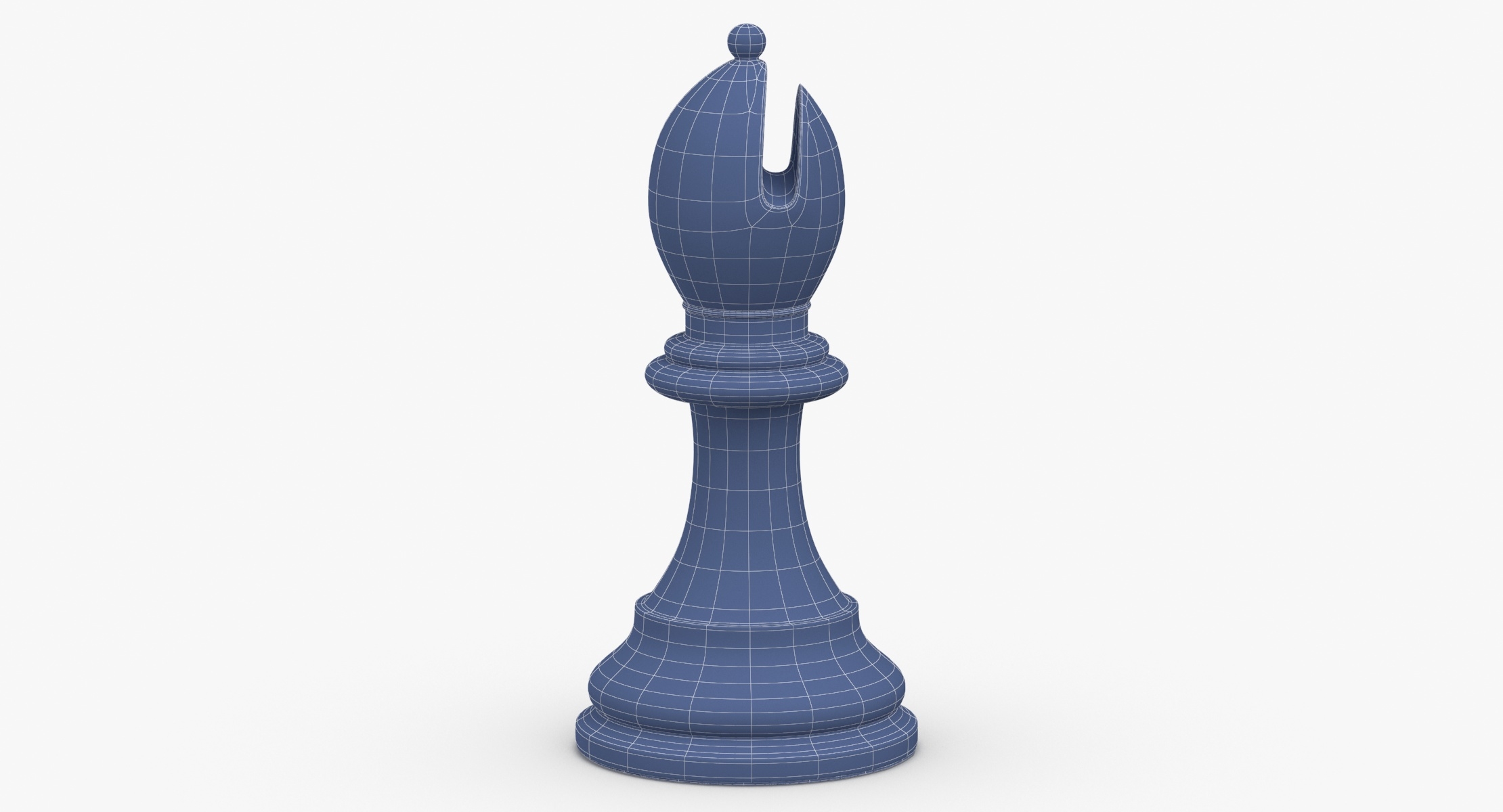 3D chess piece 02 bishop model - TurboSquid 1599014