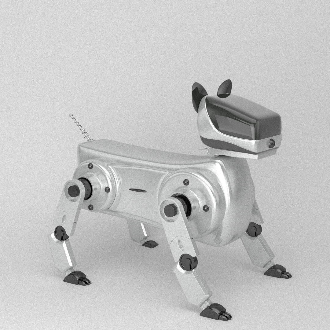 dog robot 3d model