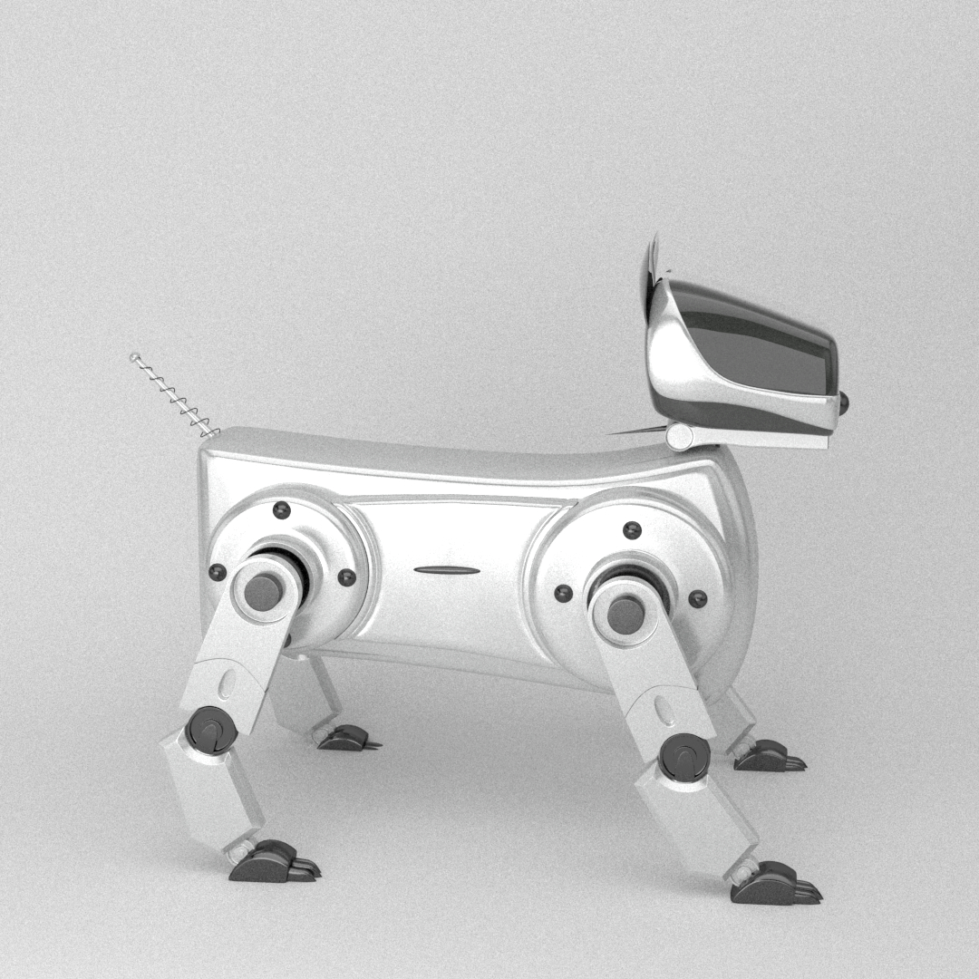 dog robot 3d model