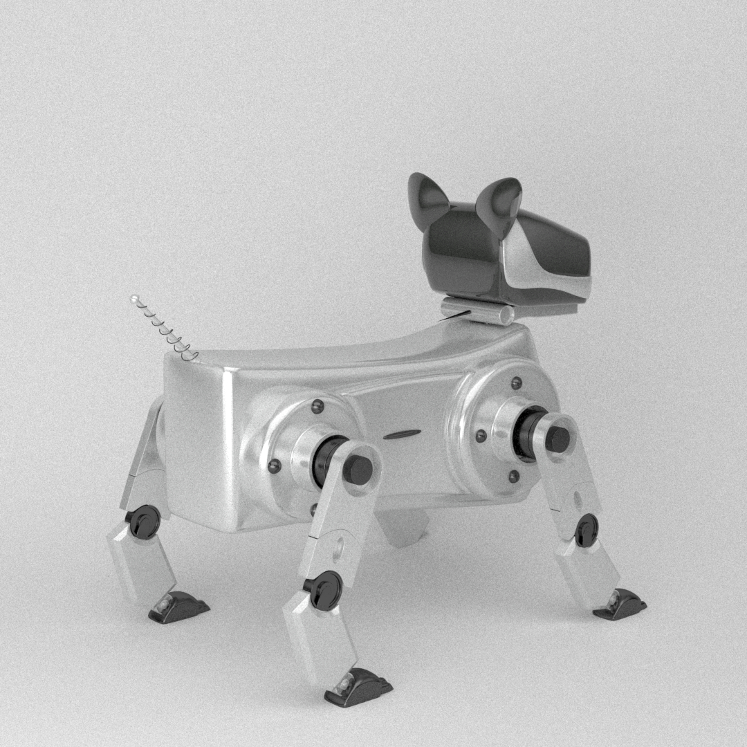 dog robot 3d model