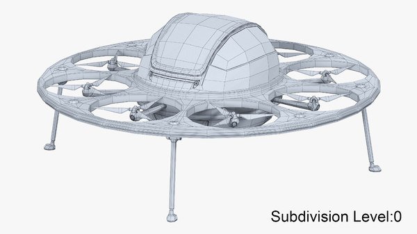 Jet capsule fly drone 3D model - TurboSquid 1599136