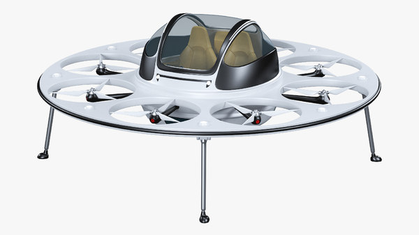 Jet capsule fly drone 3D model - TurboSquid 1599136