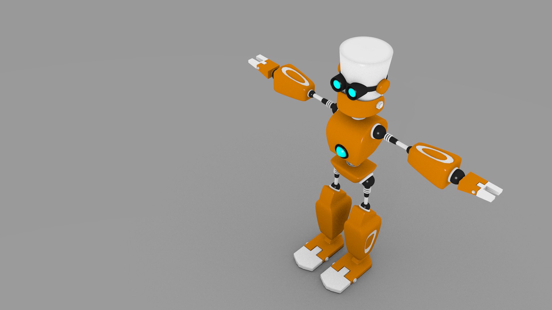 Robot human animation 3D model - TurboSquid 1599434