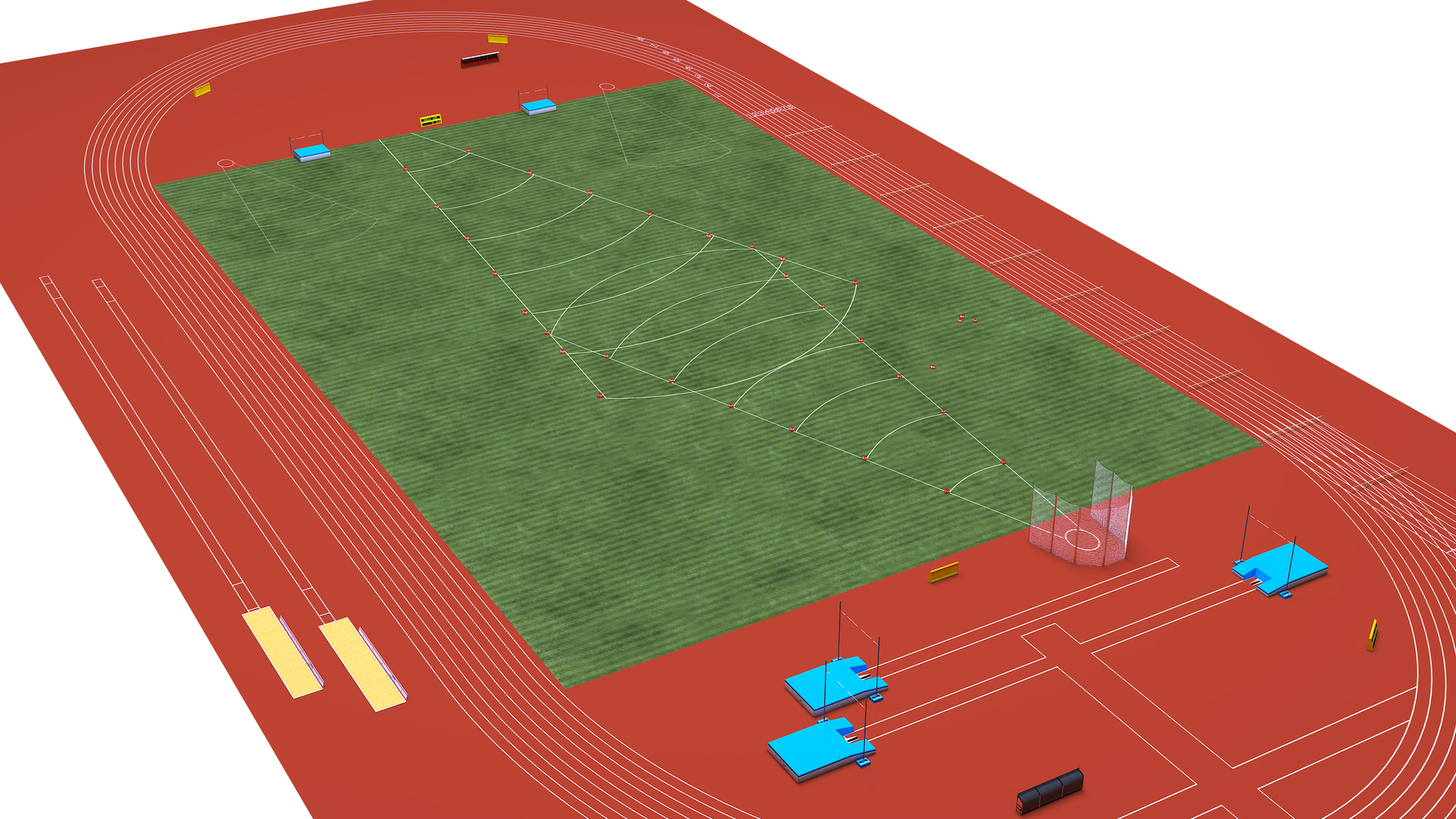 Stadium arena model - TurboSquid 1599513