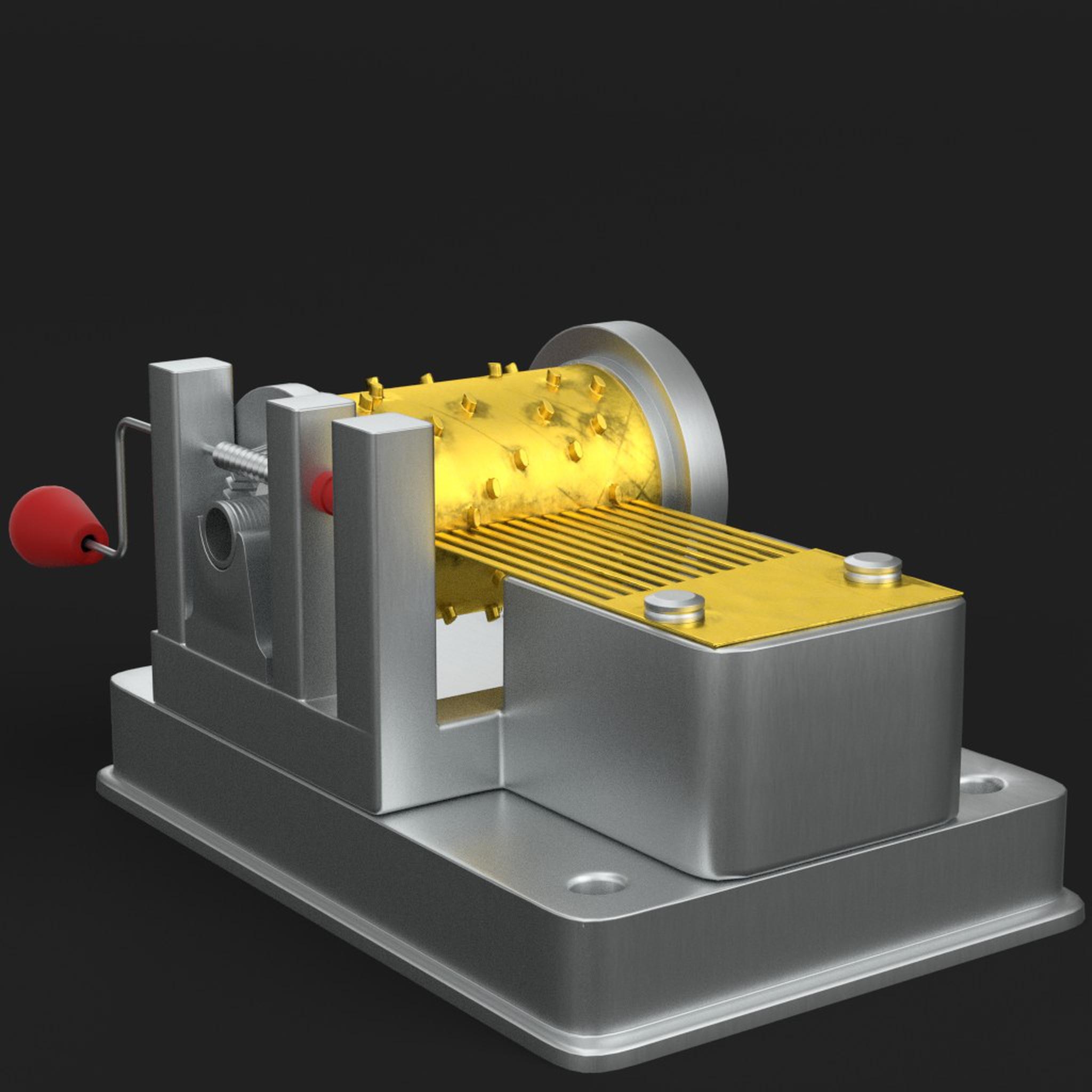 Music box 3D model - TurboSquid 1150063