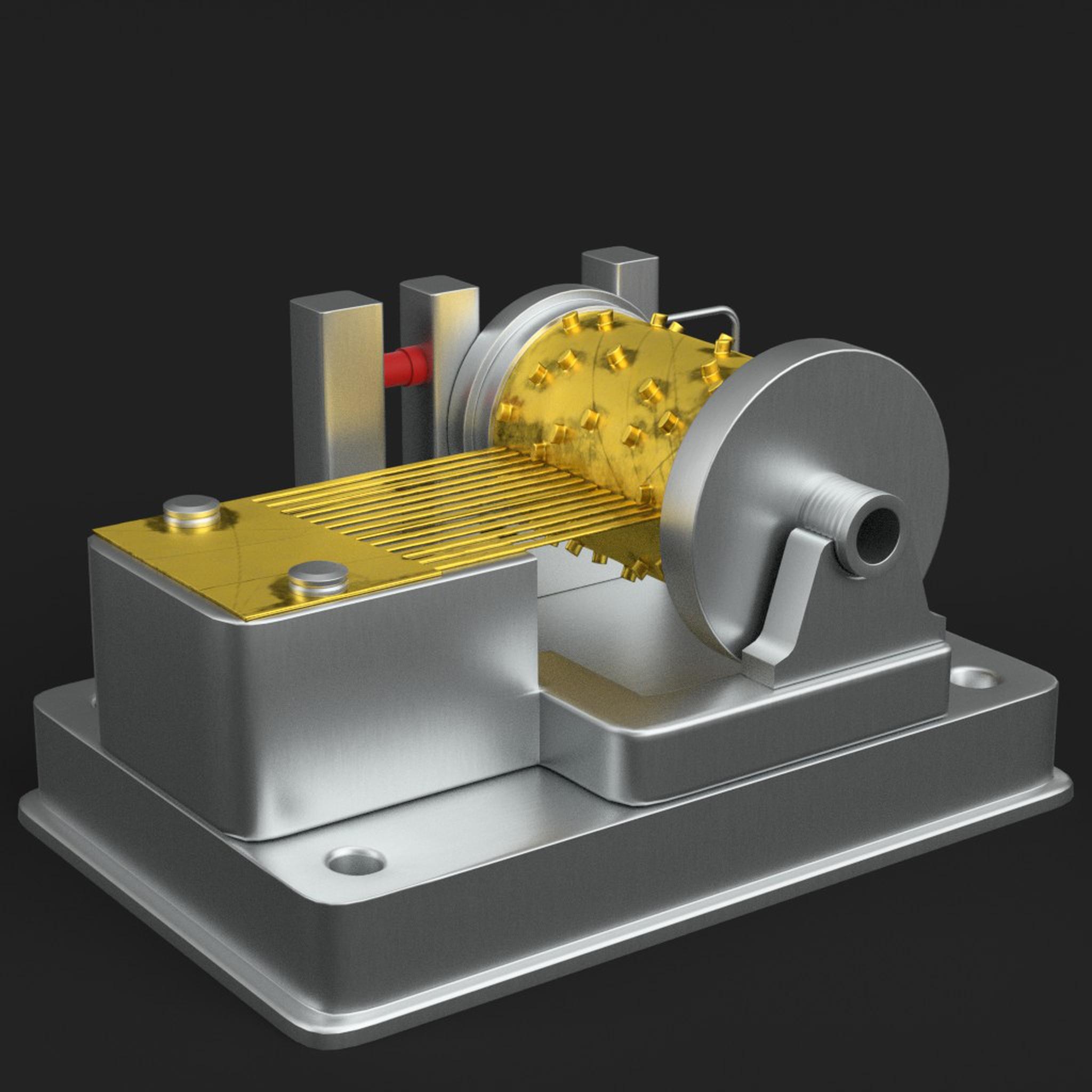 Music box 3D model - TurboSquid 1150063