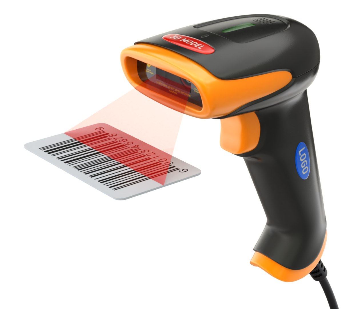3D Bar Barcode Code TurboSquid 1599835