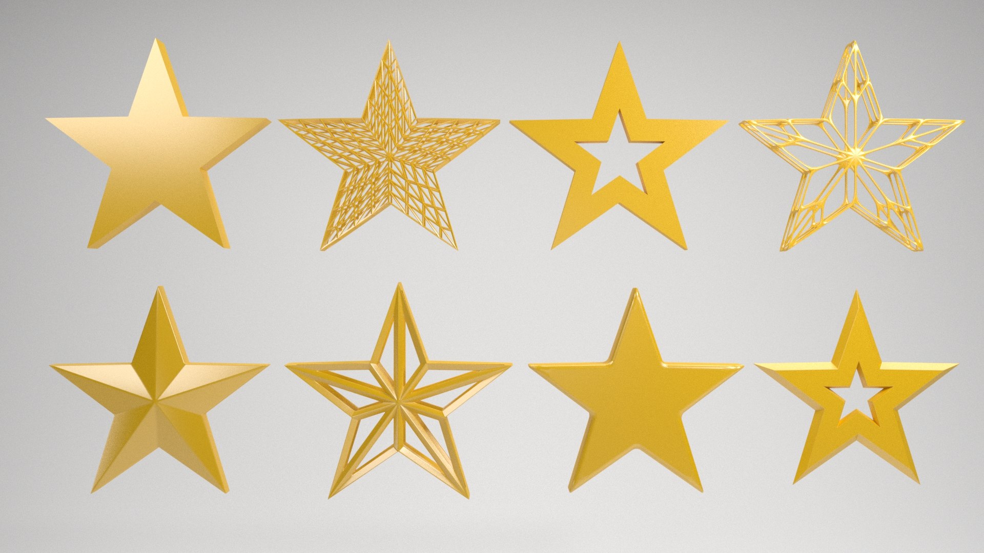 3D star shape - TurboSquid 1599874