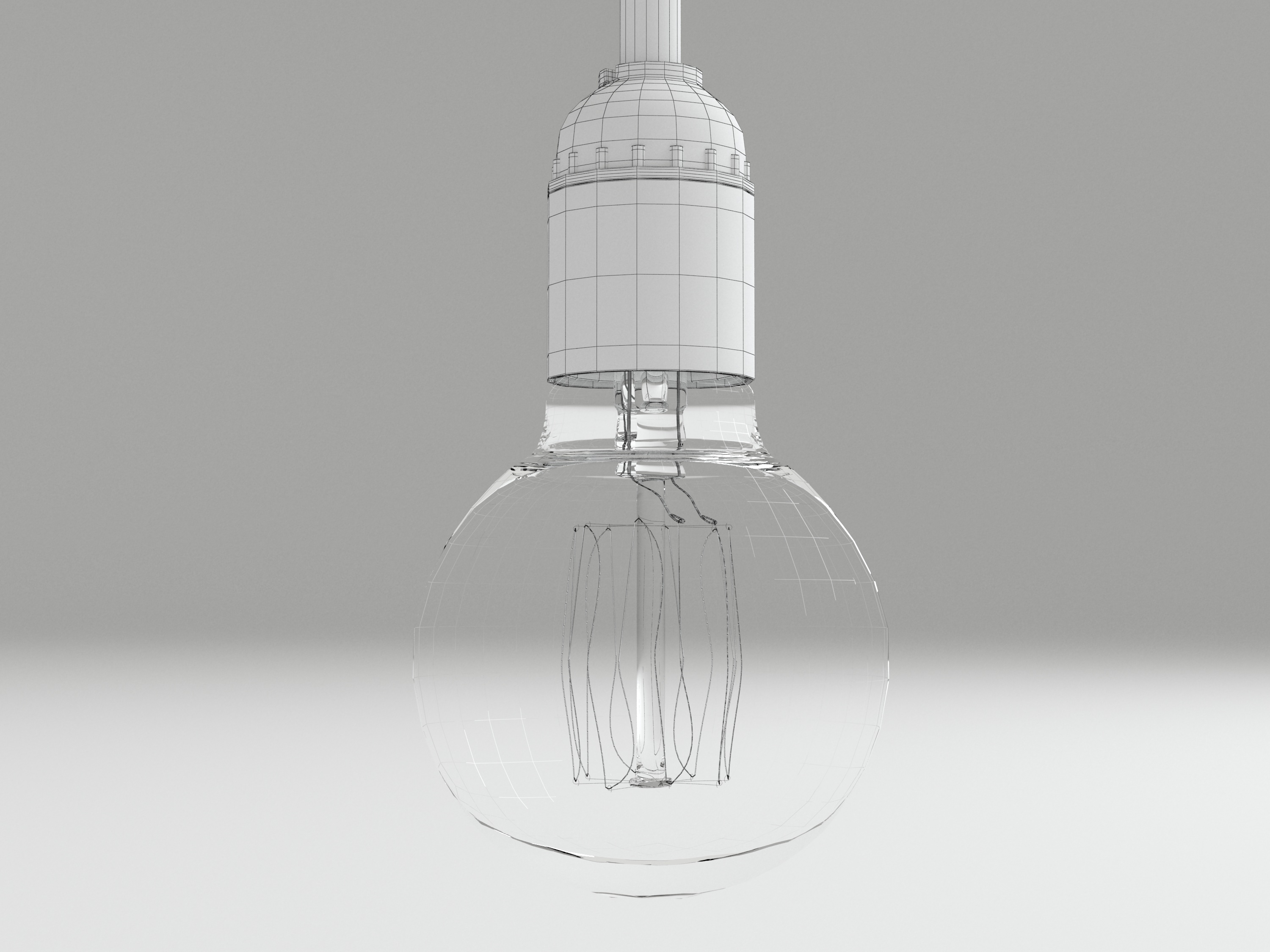 3d bulb light 15 model