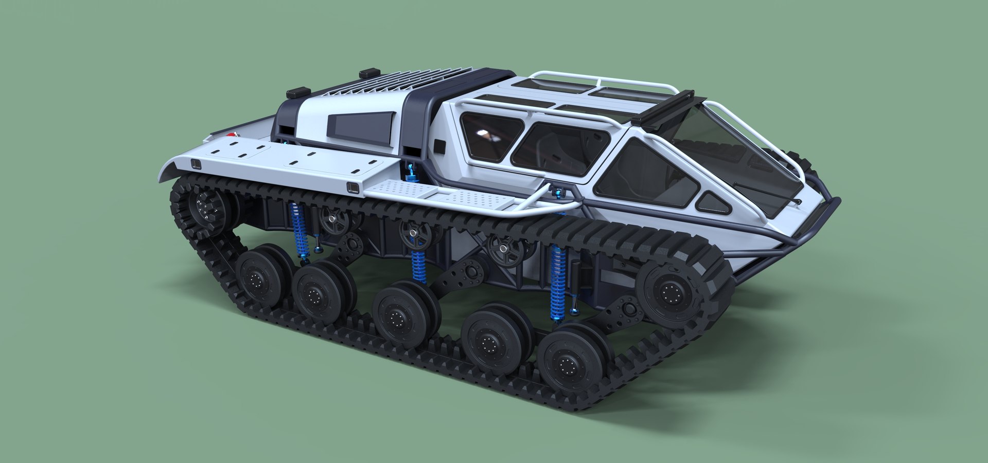 modelo 3d Vehículo oruga 8 - TurboSquid 1599932