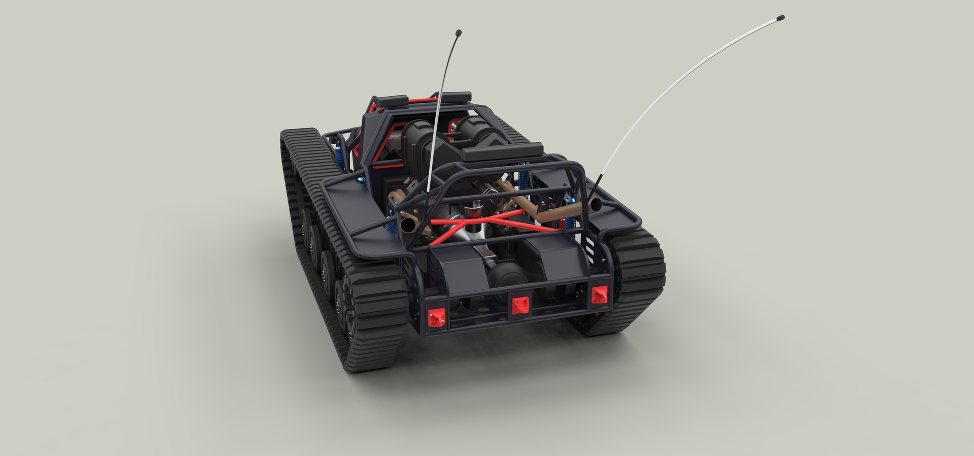 3D vehicle track model - TurboSquid 1599925