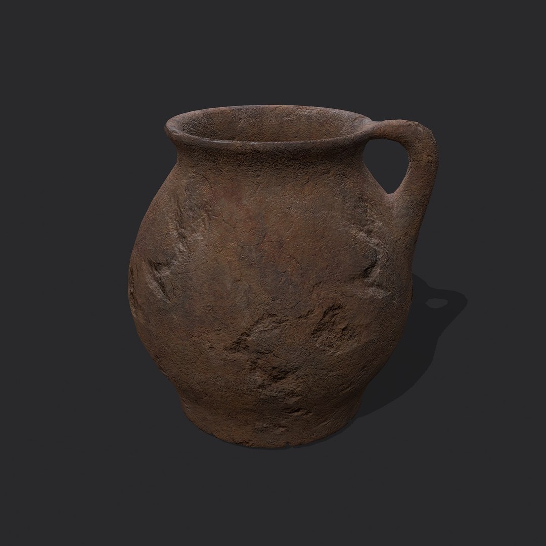 3D medieval chamber pot - TurboSquid 1600021
