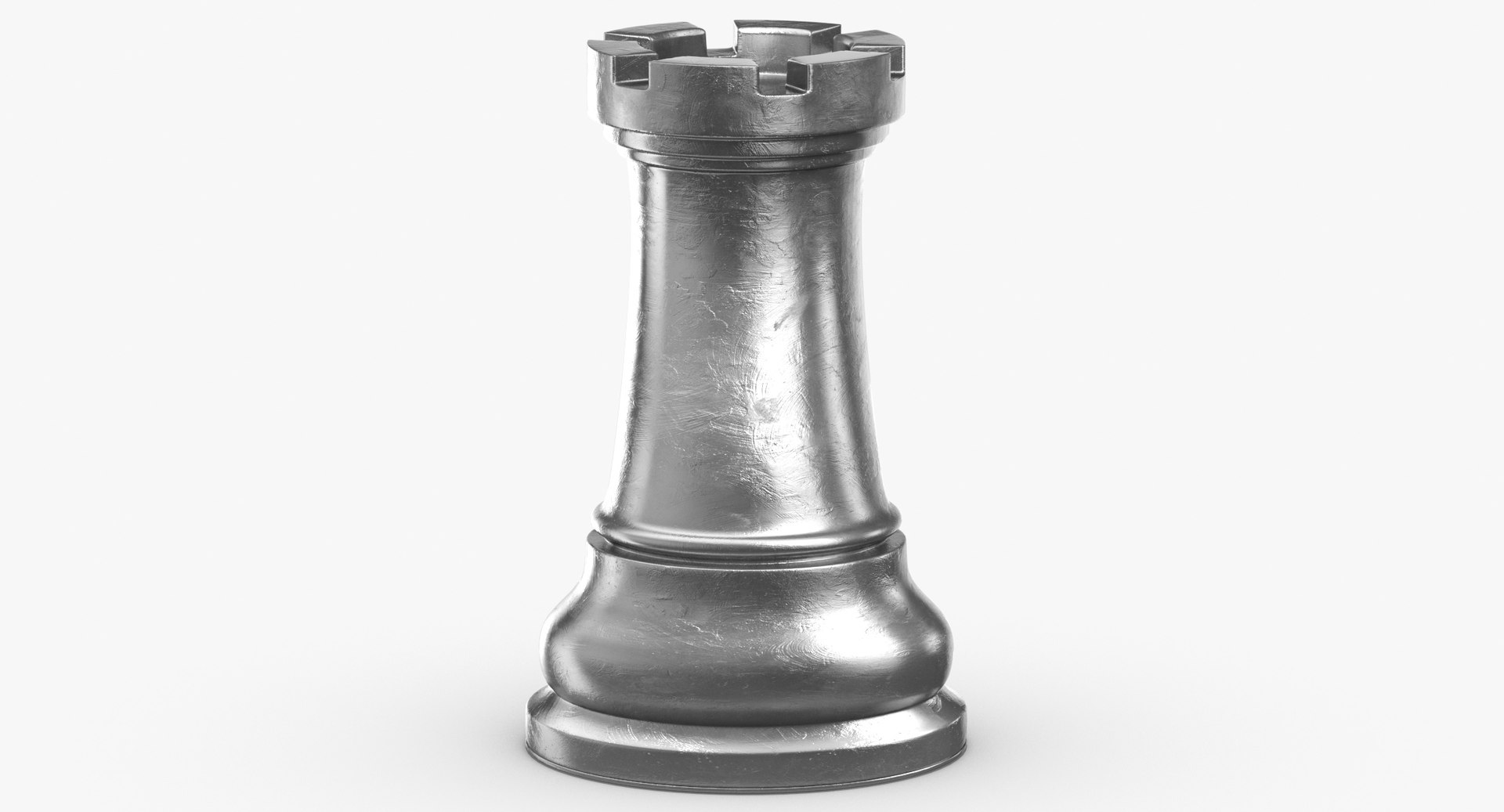 Chess Piece 02 Rook 3d Model Turbosquid 1600270