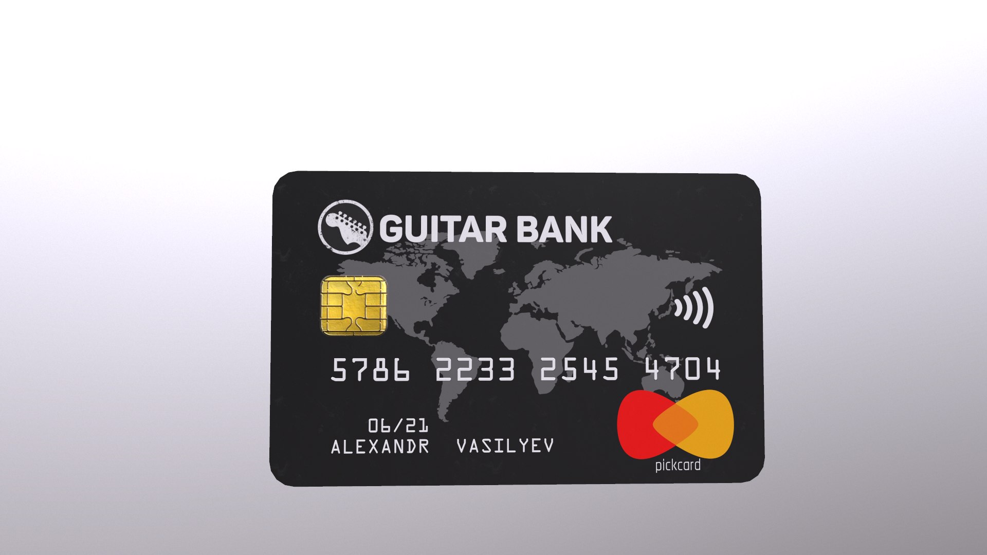 Free bank card model - TurboSquid 1601393