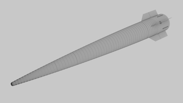 3D hvp hypervelocity projectile - TurboSquid 1601247