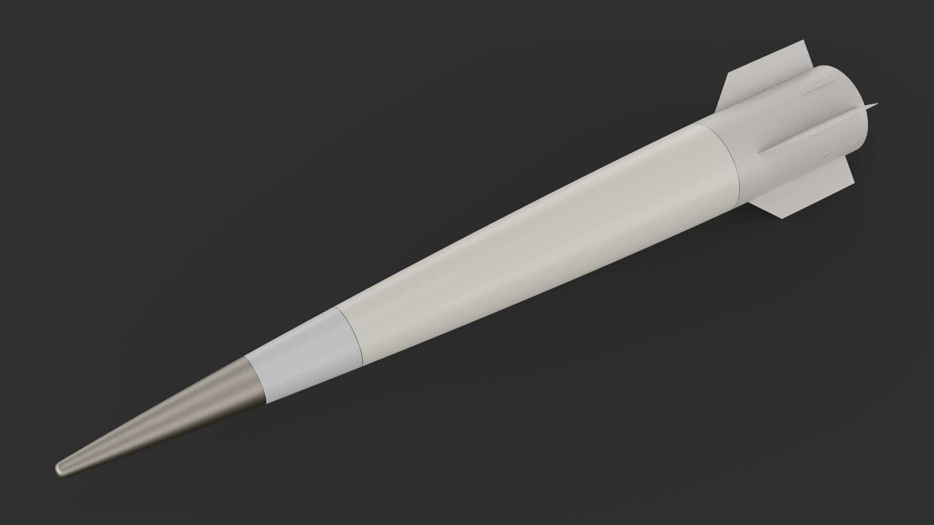 3D hvp hypervelocity projectile - TurboSquid 1601247