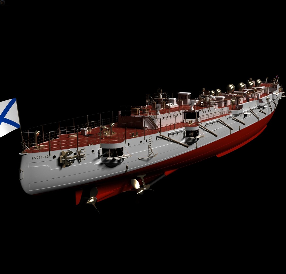 3D cruiser askold - TurboSquid 1601487