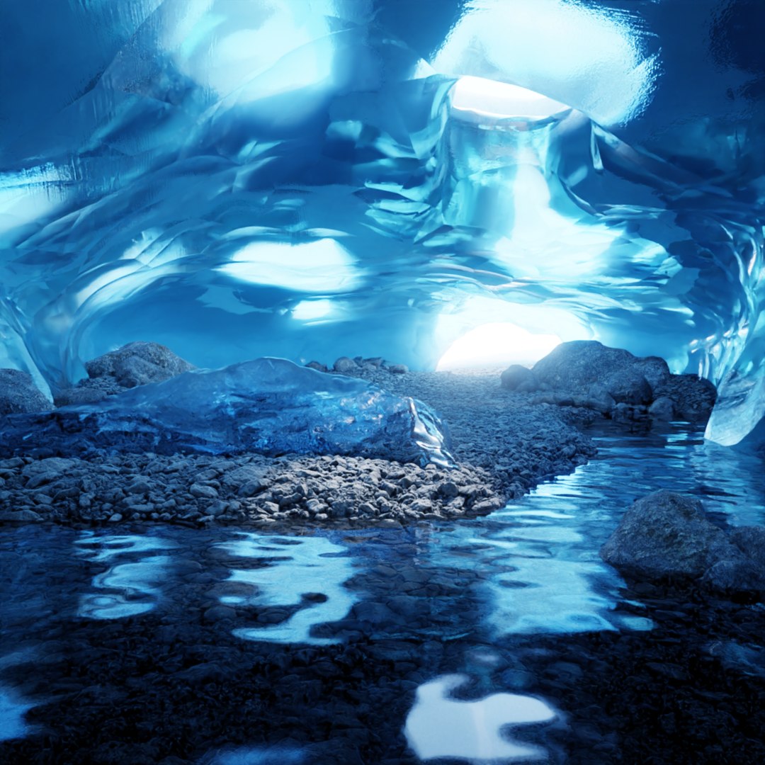 Ice cave 3D - TurboSquid 1601548