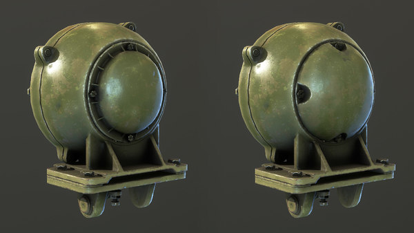 3D infra-red searchlight l-2g tanks model - TurboSquid 1601550