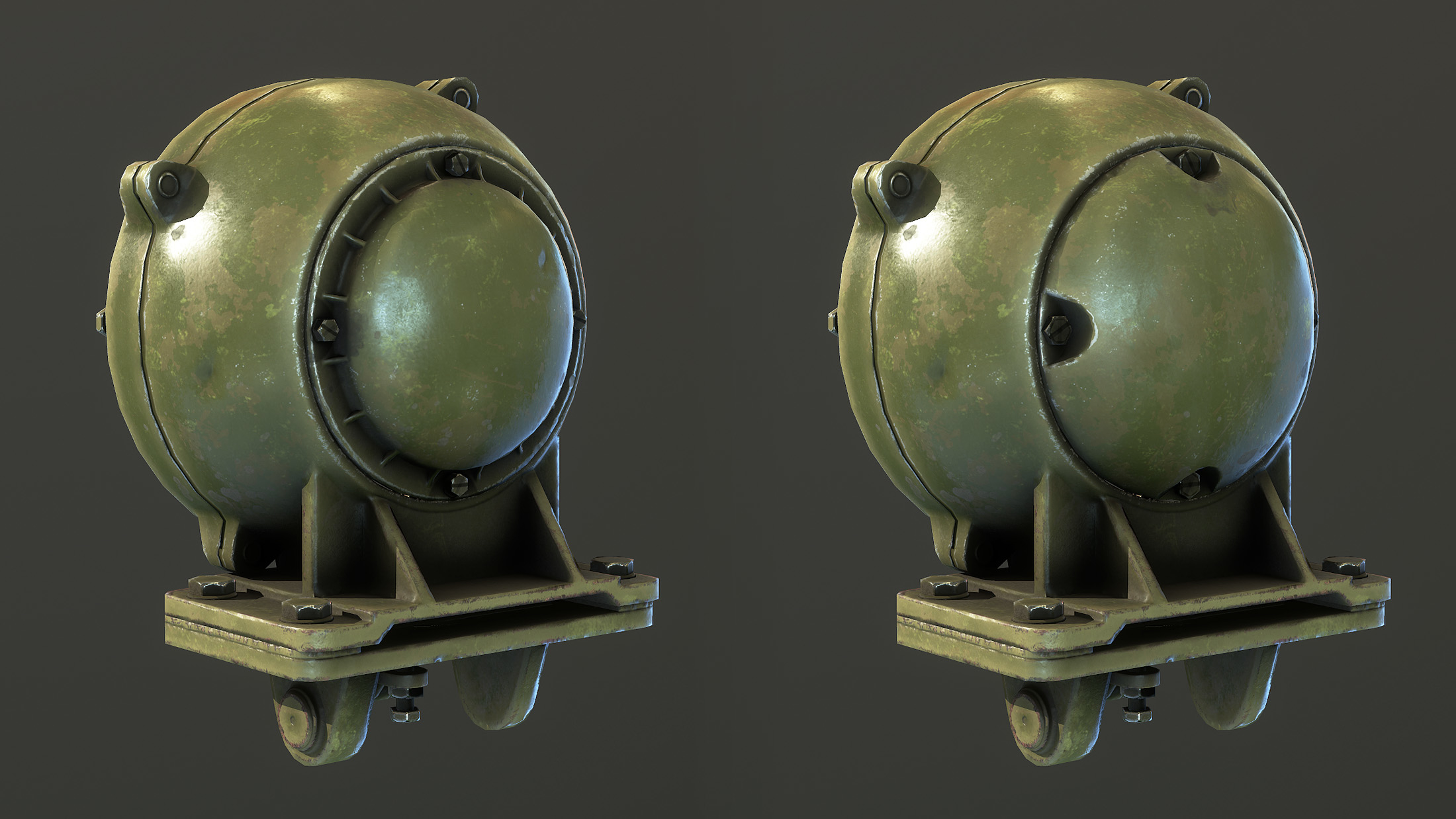 3D infra-red searchlight l-2g tanks model - TurboSquid 1601550