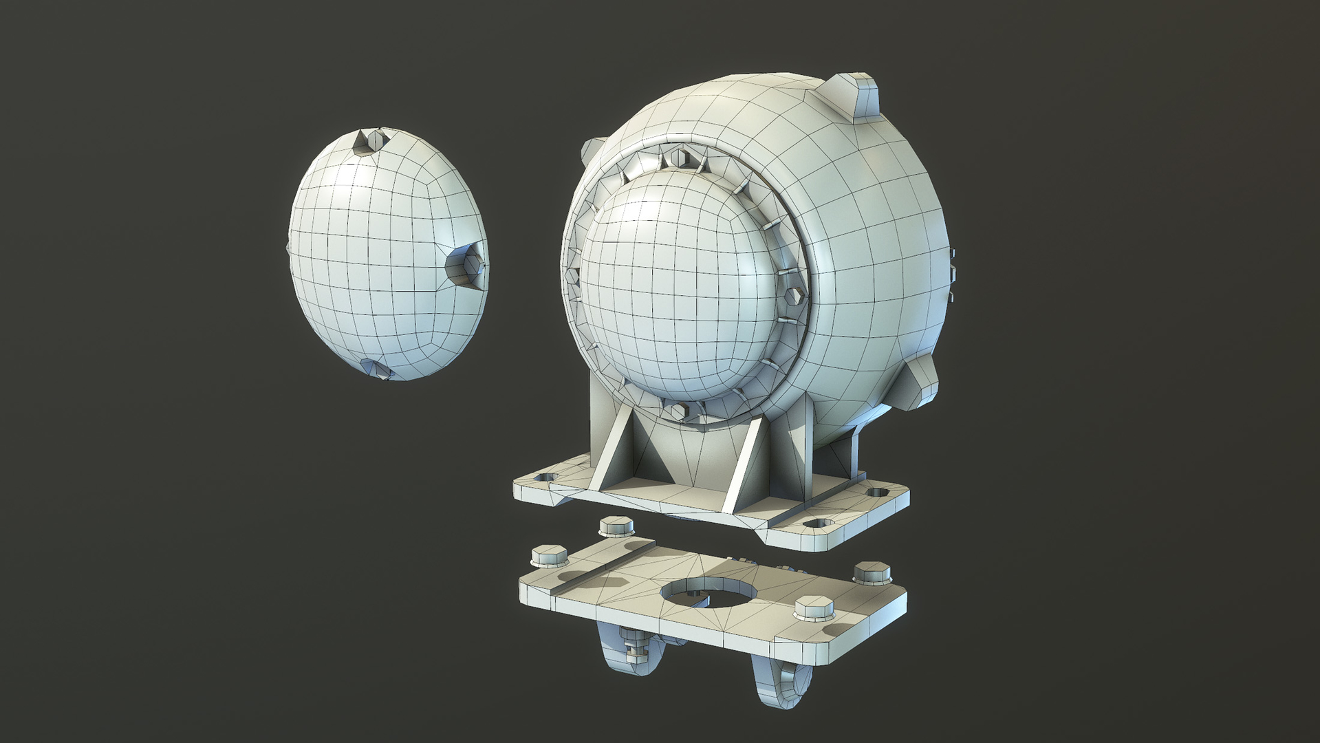 3D infra-red searchlight l-2g tanks model - TurboSquid 1601550