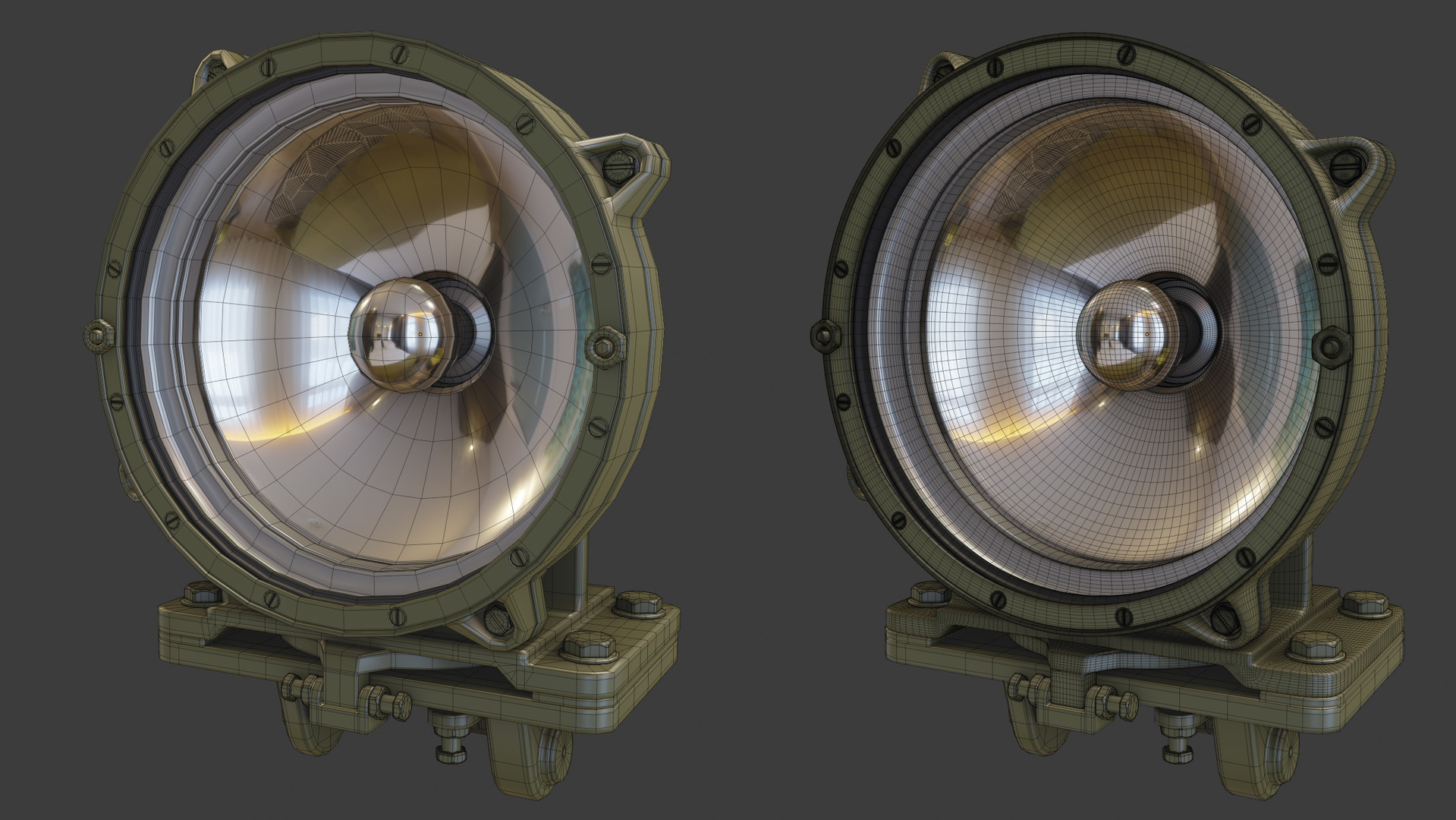 3D infra-red searchlight l-2g tanks model - TurboSquid 1601550