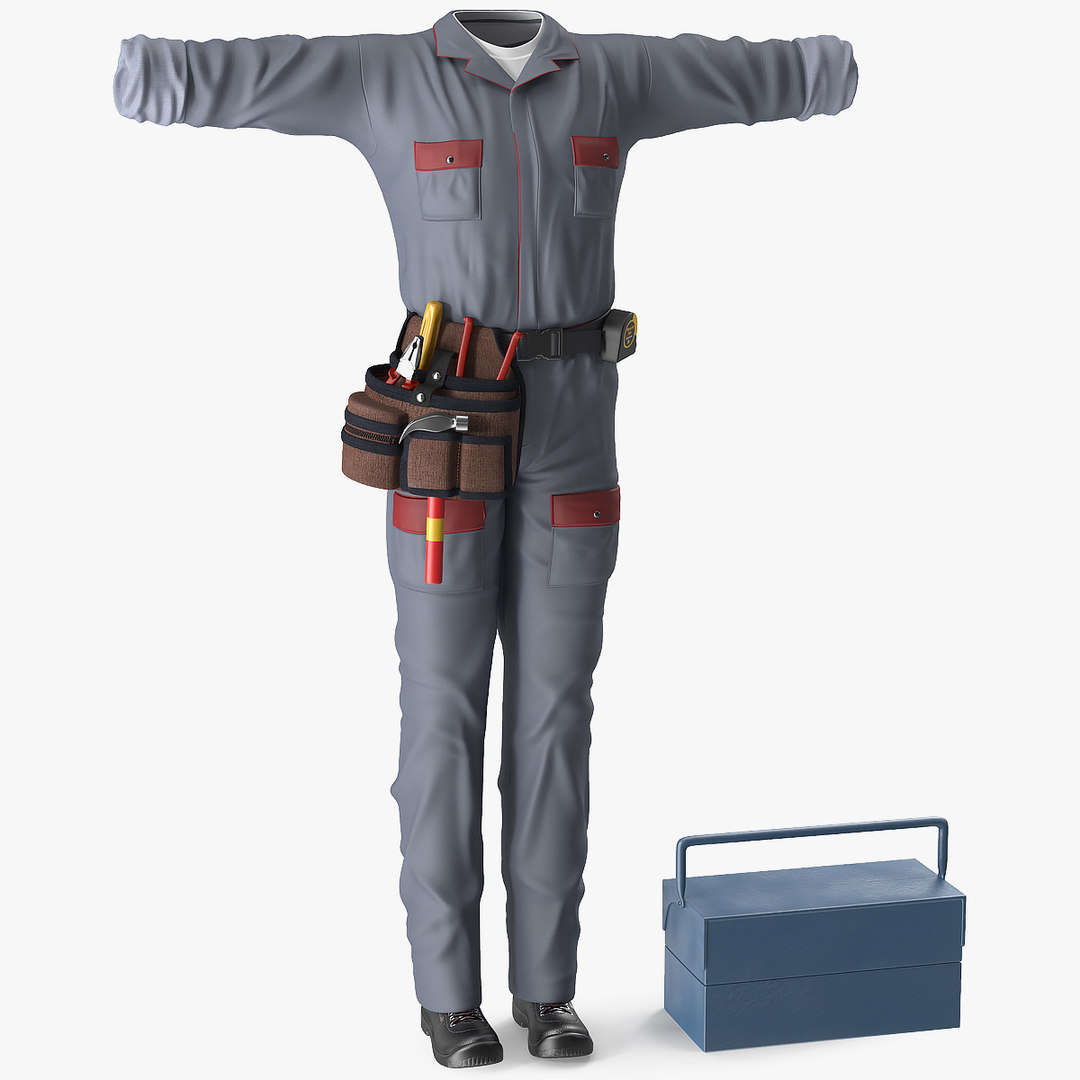 3D locksmith clothes model - TurboSquid 1601672
