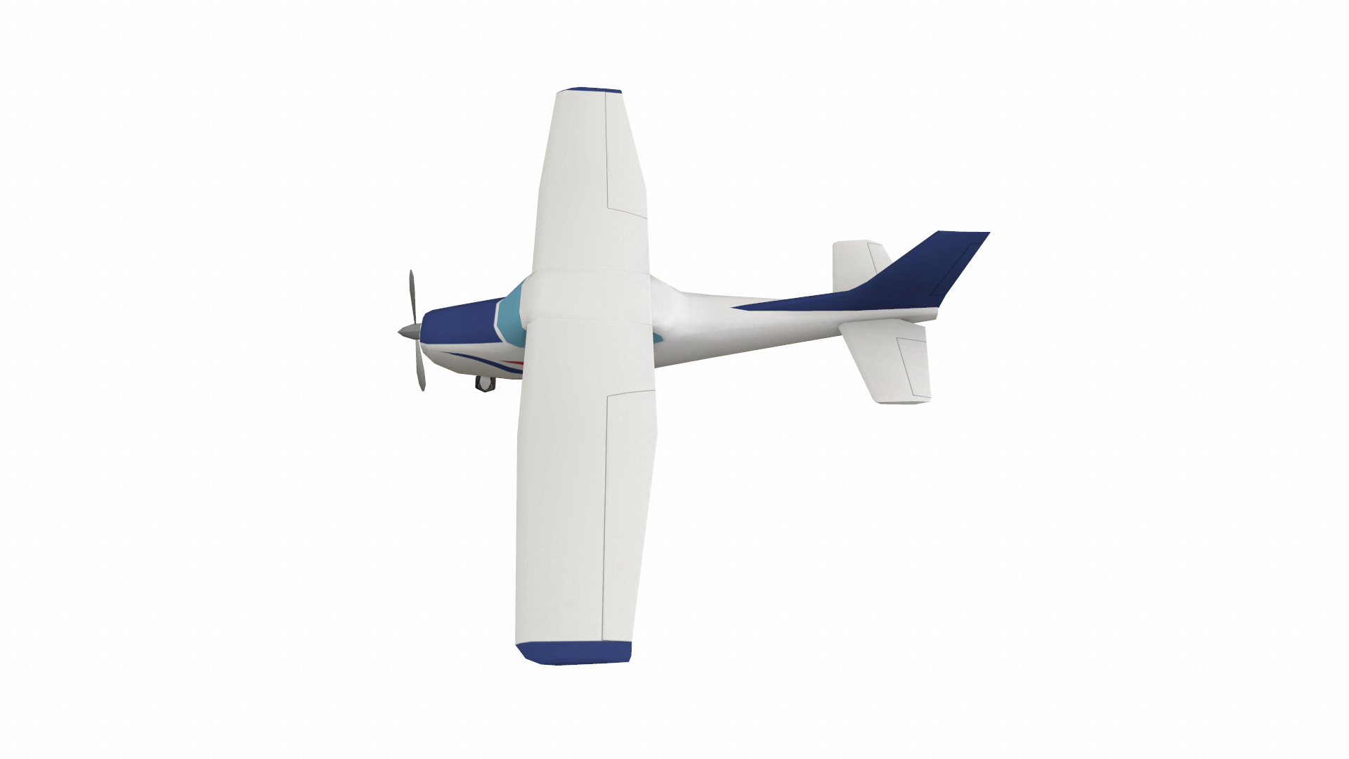 Free 3D airplane low-poly plane - TurboSquid 1601885