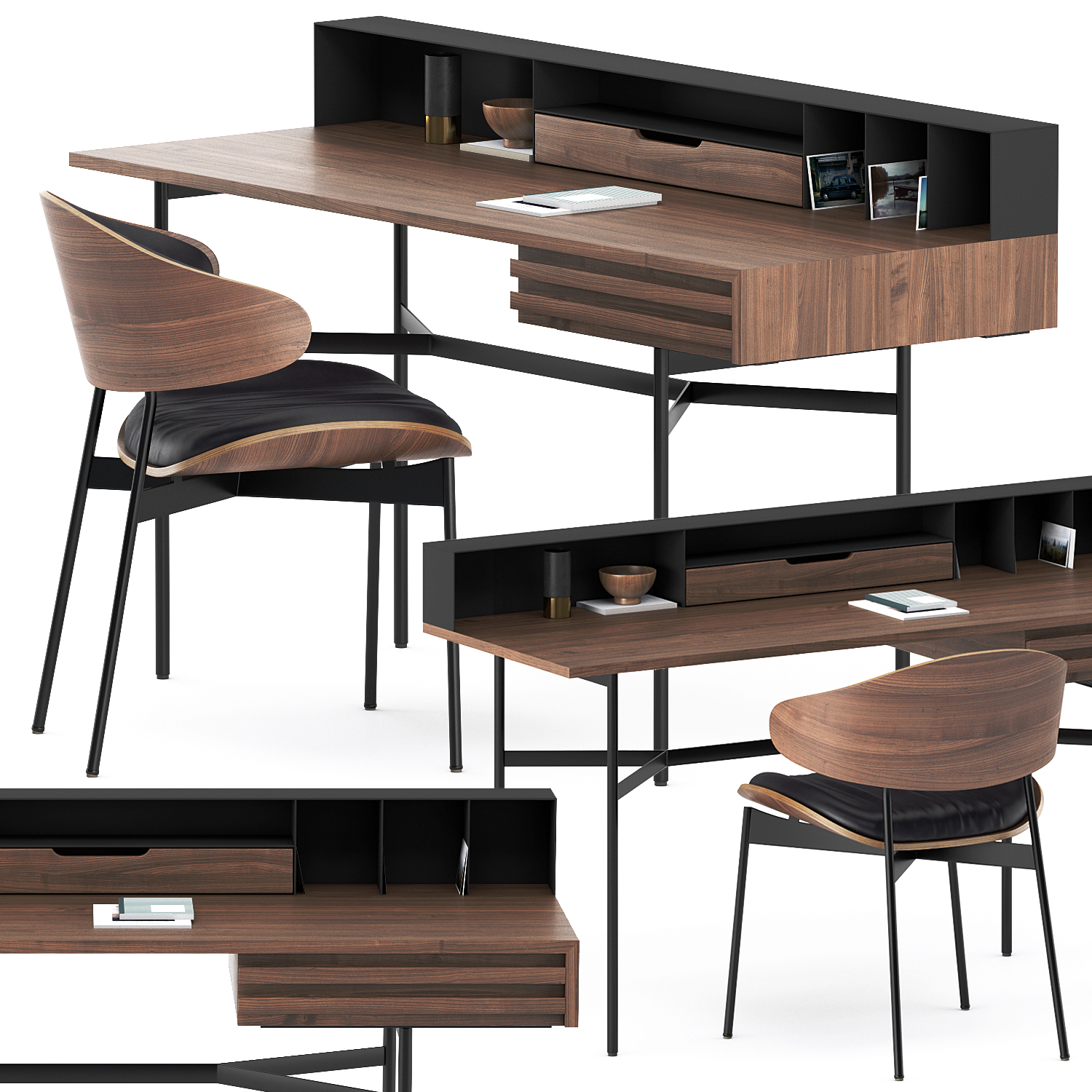 Harri writing desk luz 3D model - TurboSquid 1601986
