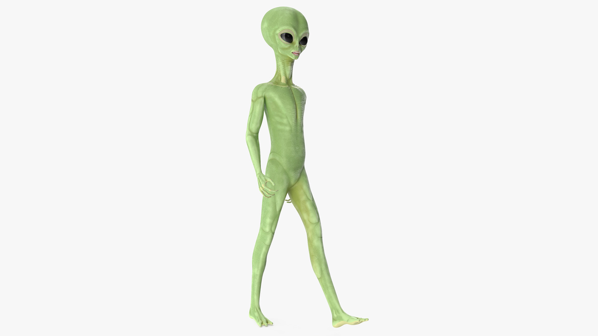 Cartoon Alien Walking Pose 3D-Modell - TurboSquid 1602196