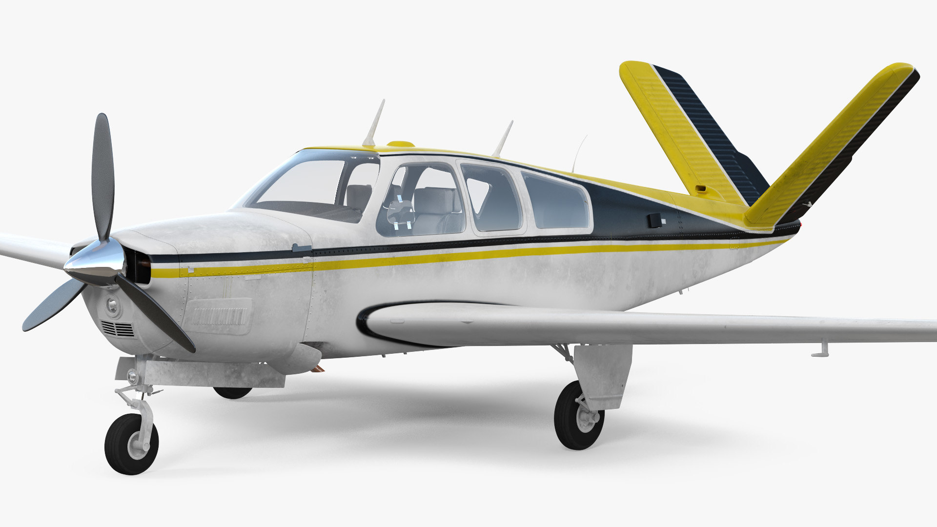 Civil utility aircraft single 3D model - TurboSquid 1602198