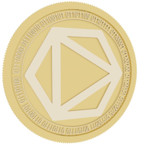 Crysto cso gold coin model - TurboSquid 1602186