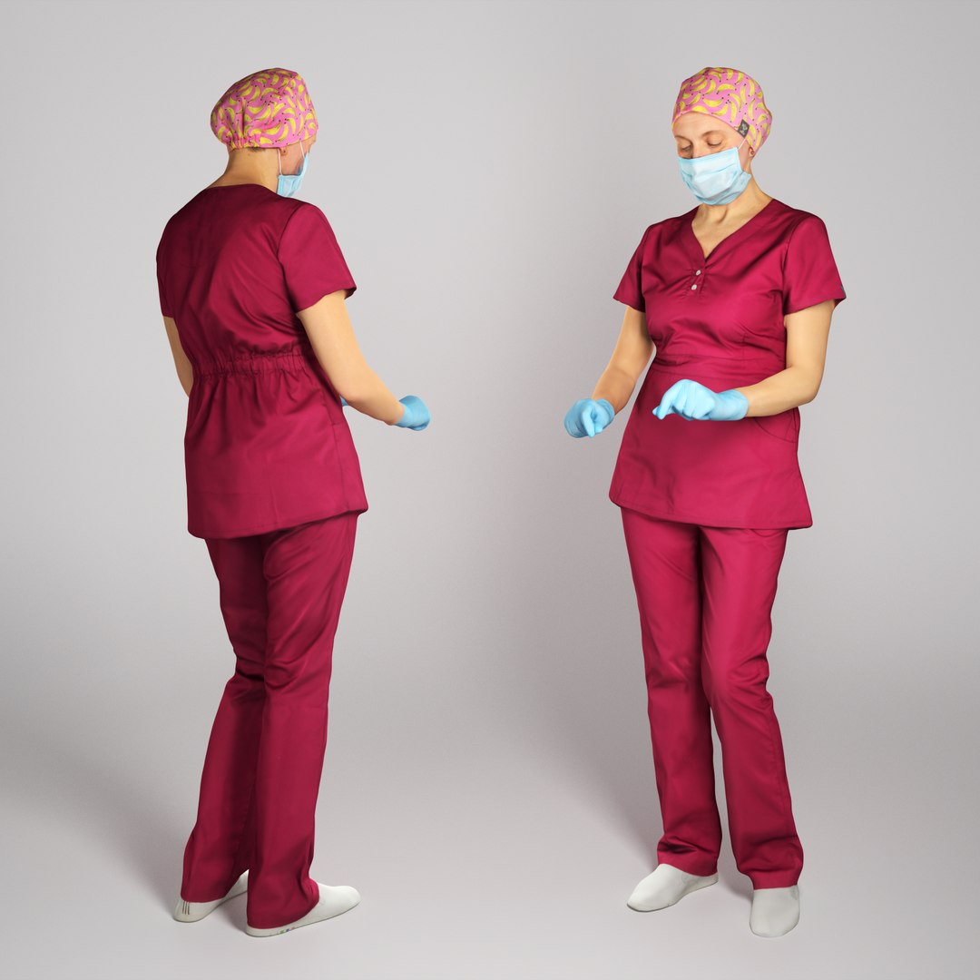 Human surgical doctor 3D model - TurboSquid 1602484