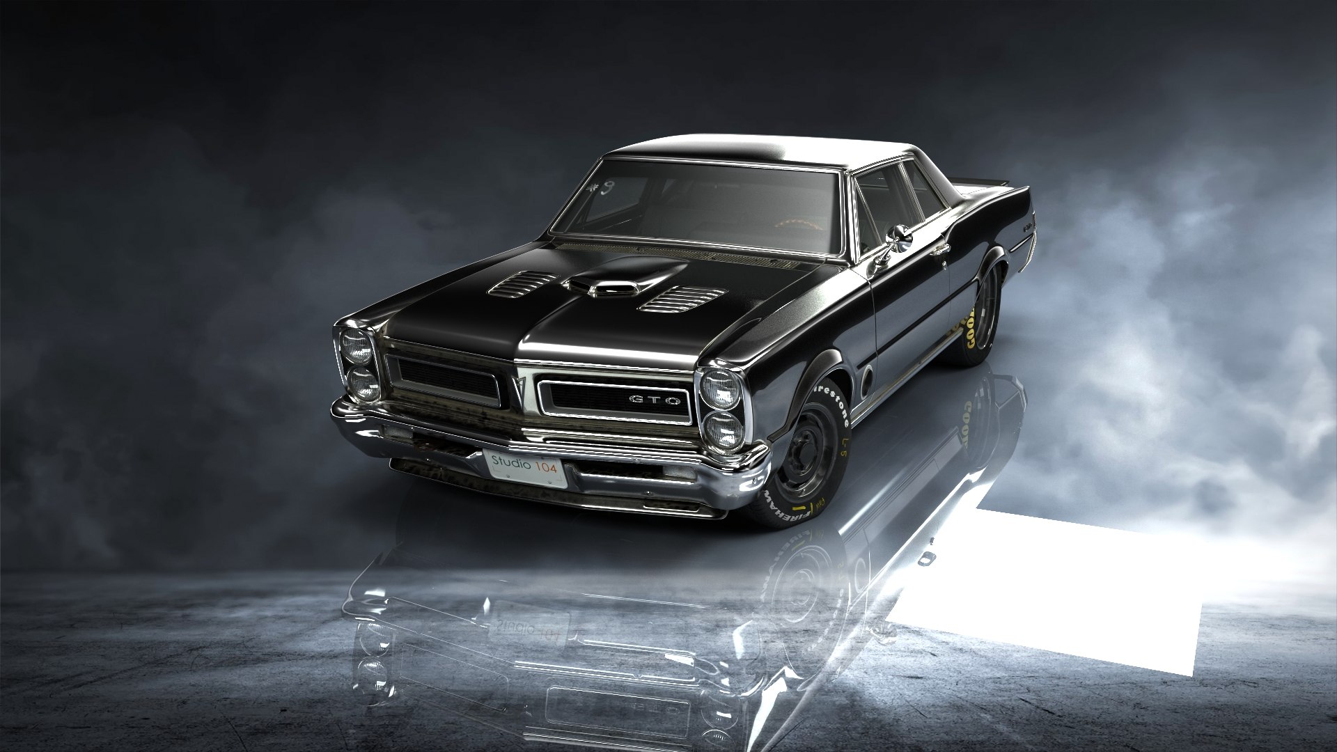 3D pontiac gto - TurboSquid 1602258