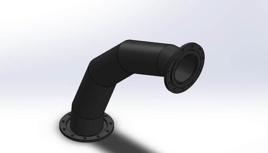 3D 90 degree 10inch elbow - TurboSquid 1602274