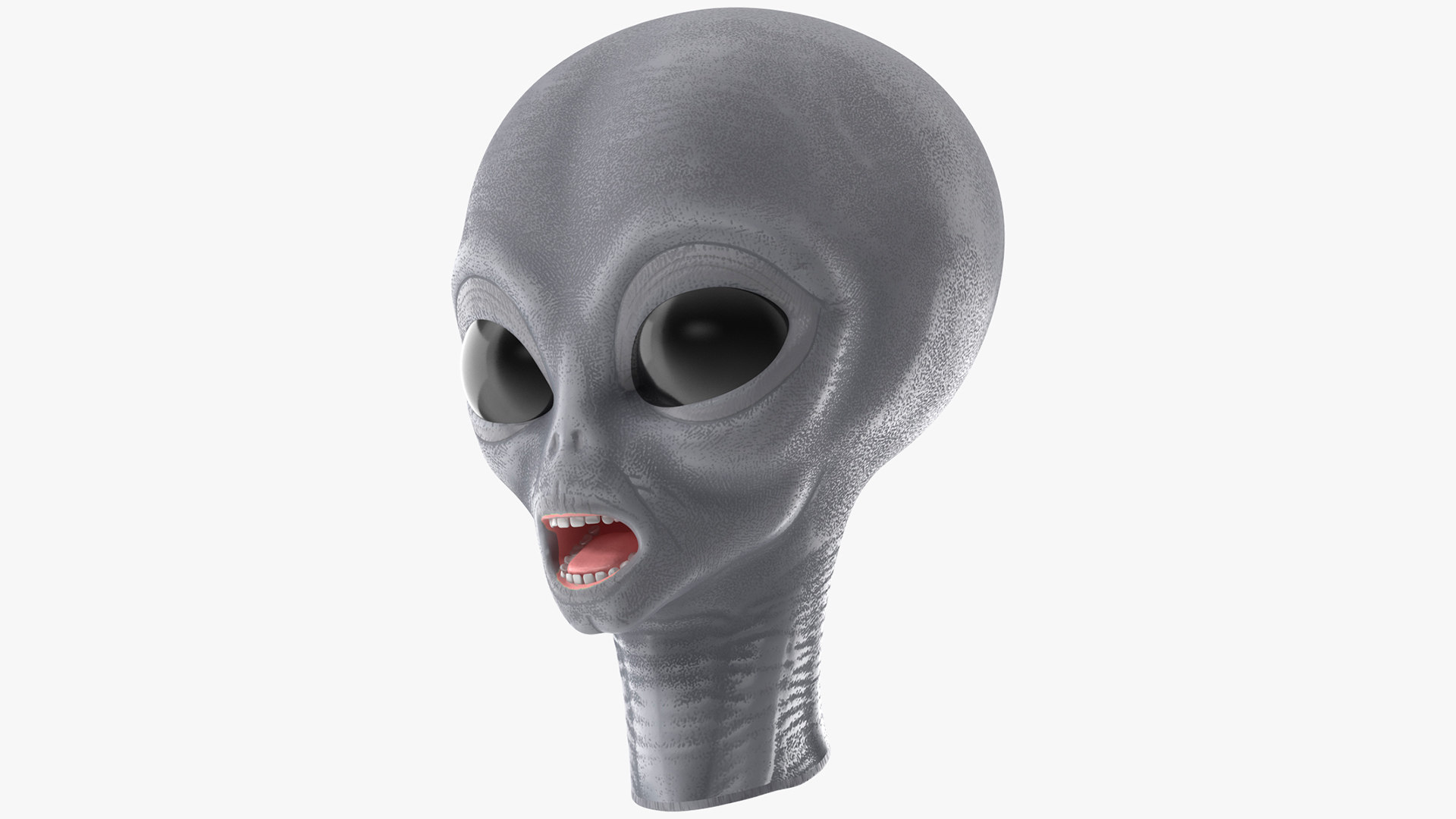 3D model alien head - TurboSquid 1602403